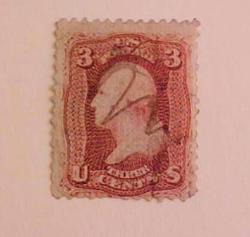 US Stamp #88 Grill in Center With Fake Grill Original Genuine With ...