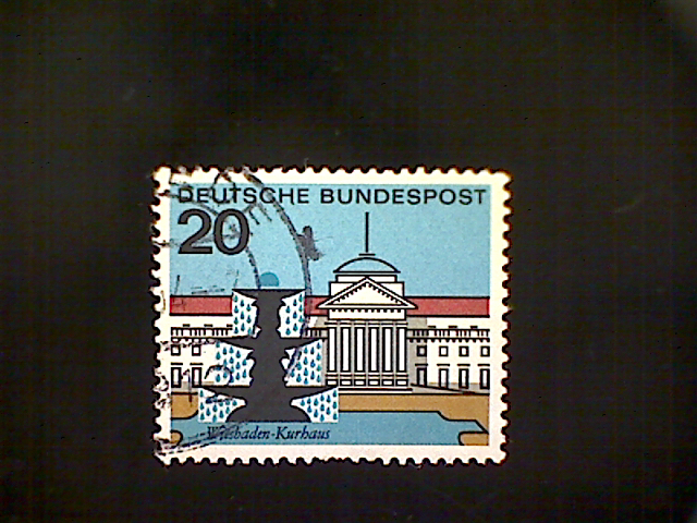 Germany, Scott #873, used(o),1964, German State Capitals: Wiesbaden ...