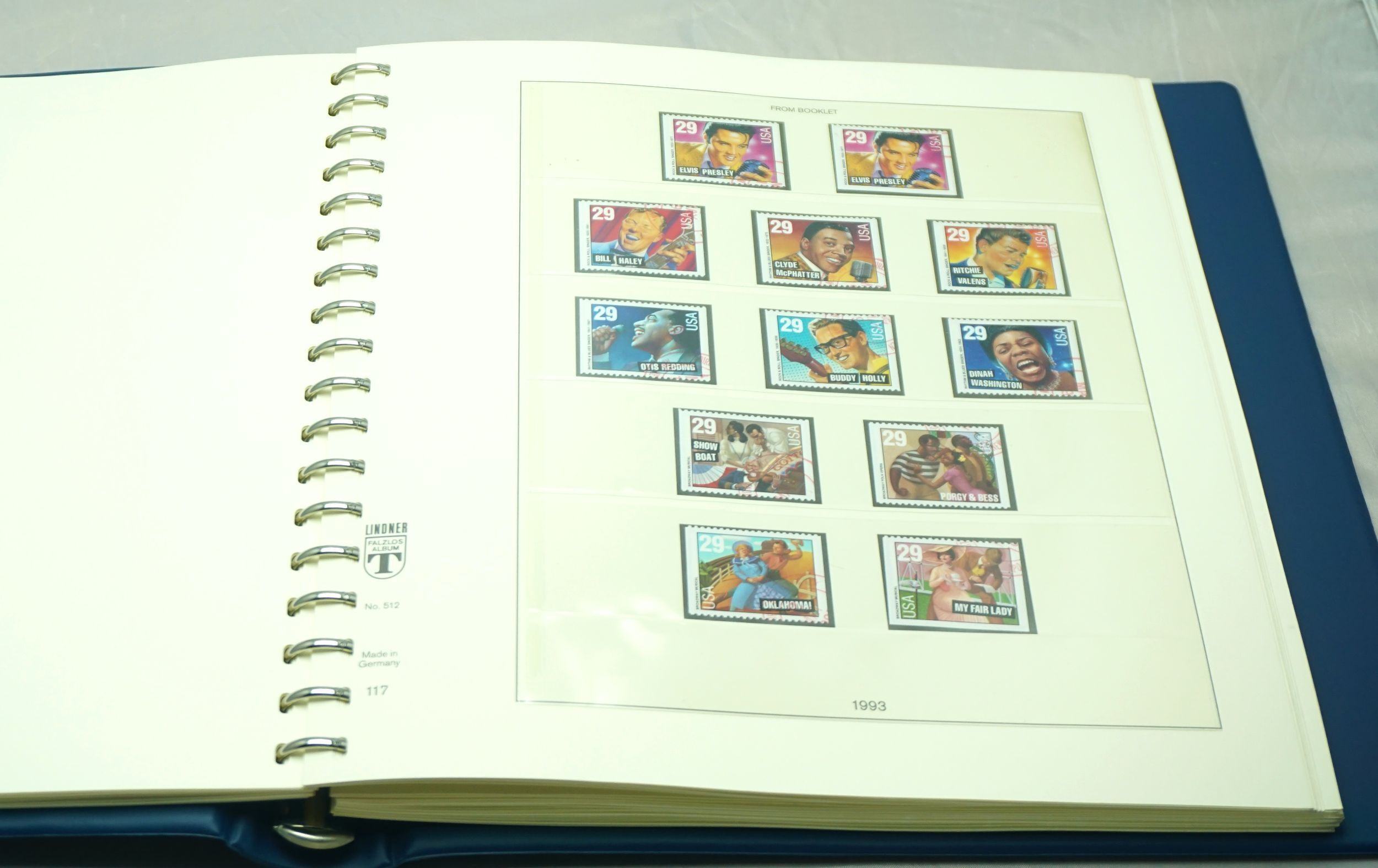 Lindner USA Postage Stamp Booklet Collection in 10 Hingeless Albums up ...