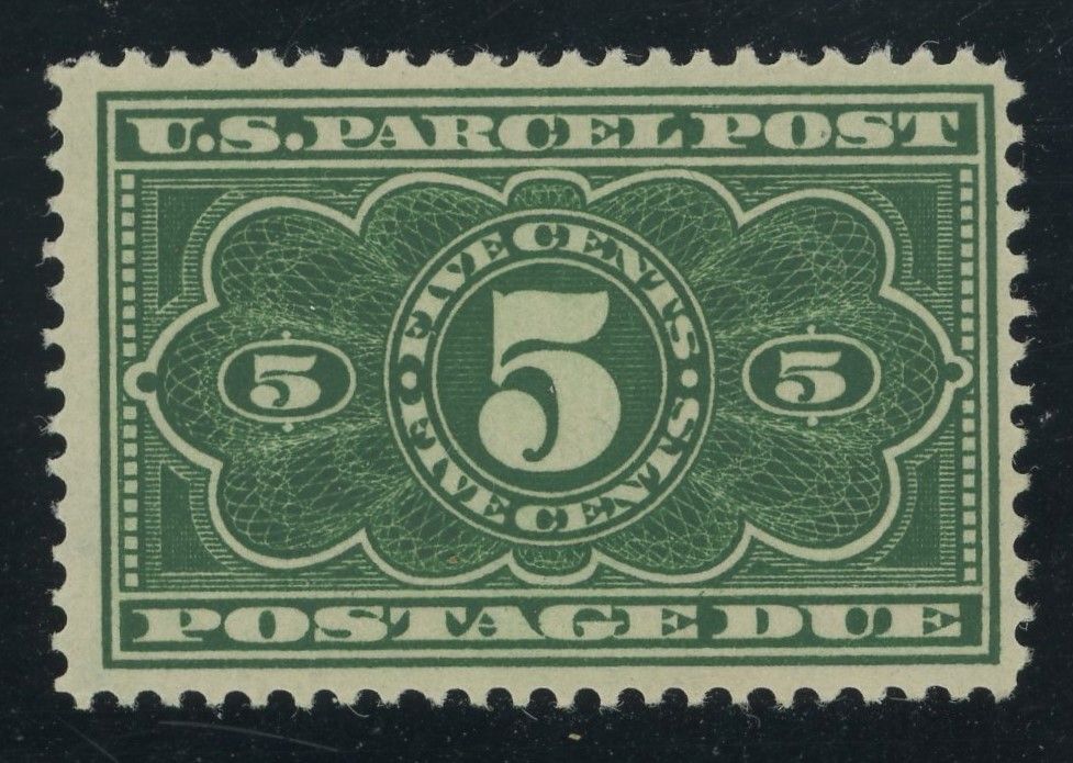 USA JQ3 - 5 cent Parcel Post Postage Due - F/VF Mint never hinged ...