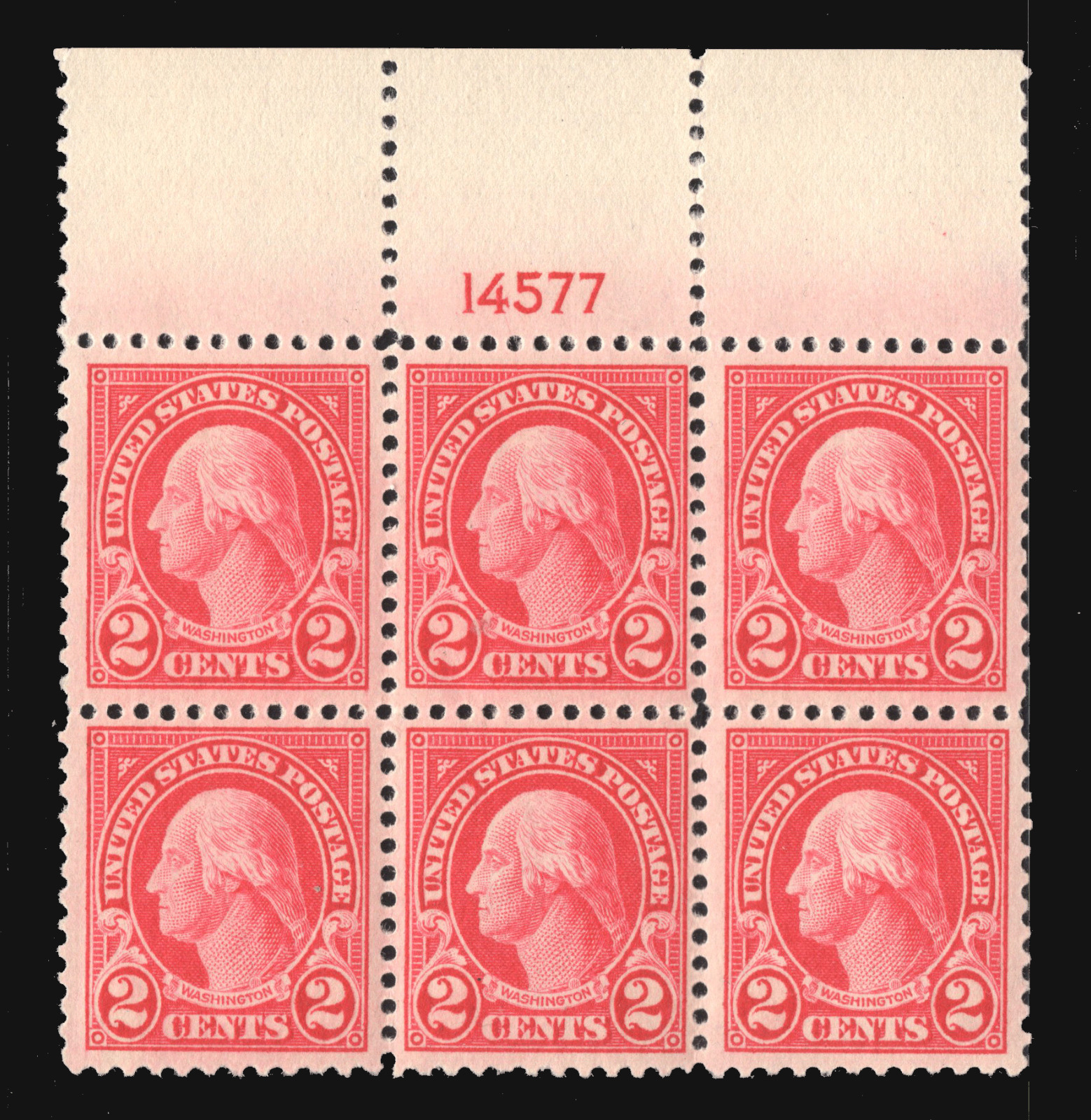 US Stamps #554 Plate Block of 6 Mint OG NH VF+ LOT #80403 | United ...