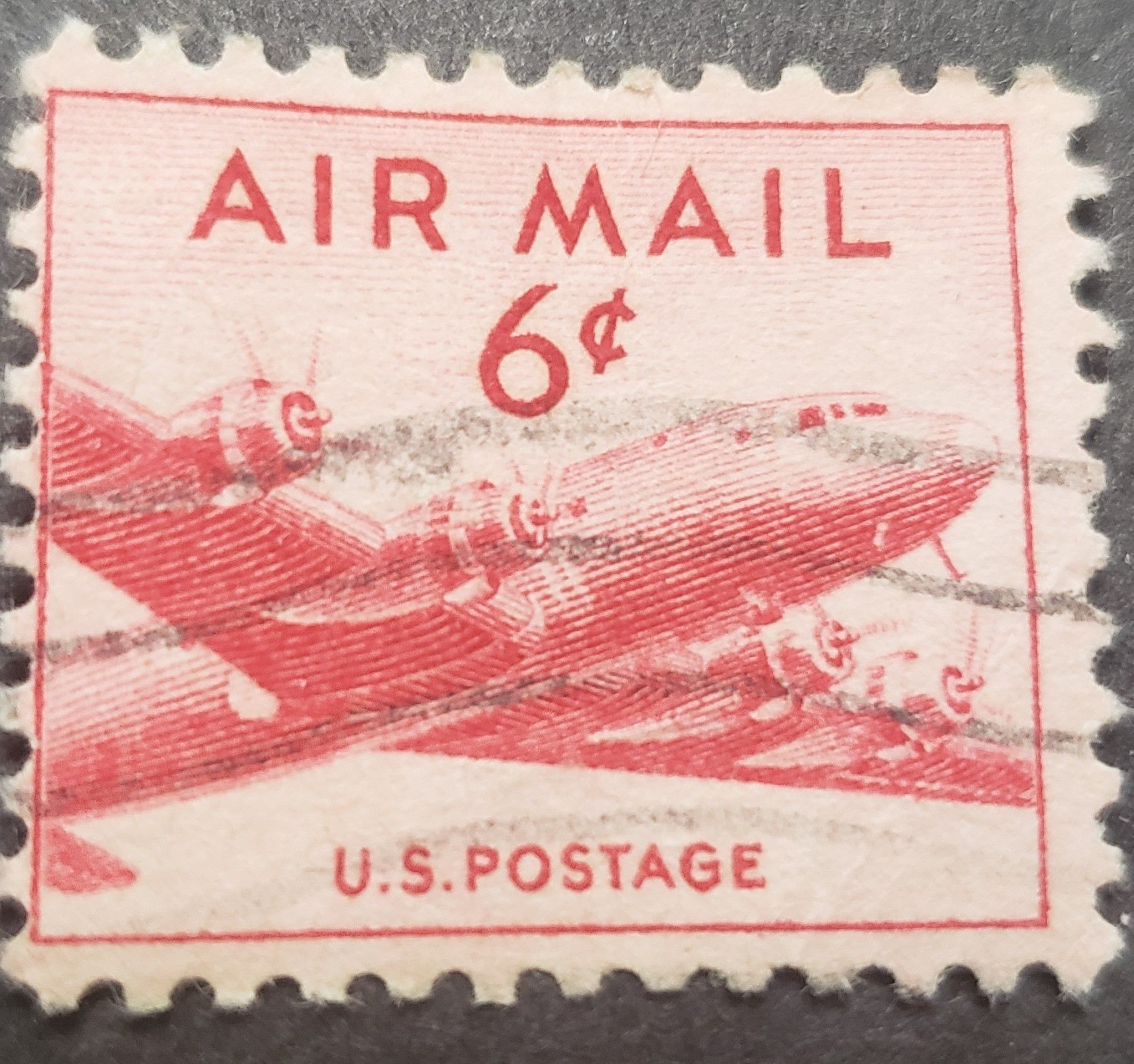 1949 6c DC-4 Skymaster US C39 | United States, Air Mail Stamp / HipStamp
