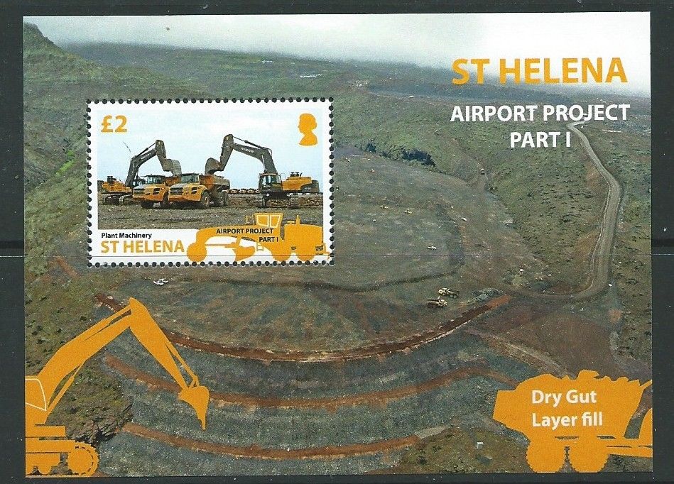 ST.Helena Sgms1215 2014 Airport Project Part 1 MNH | Worldwide - South Atlantic Ocean - St ...