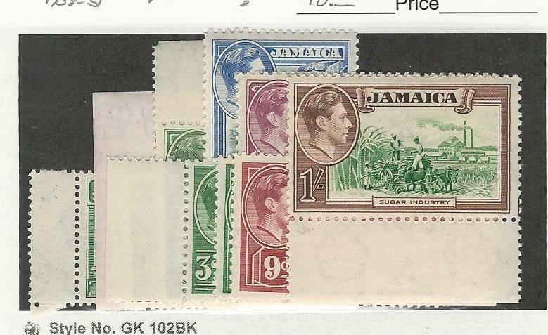 Jamaica, Postage Stamp, #116-125 Mint NH, 1938-51, JFZ | Caribbean ...