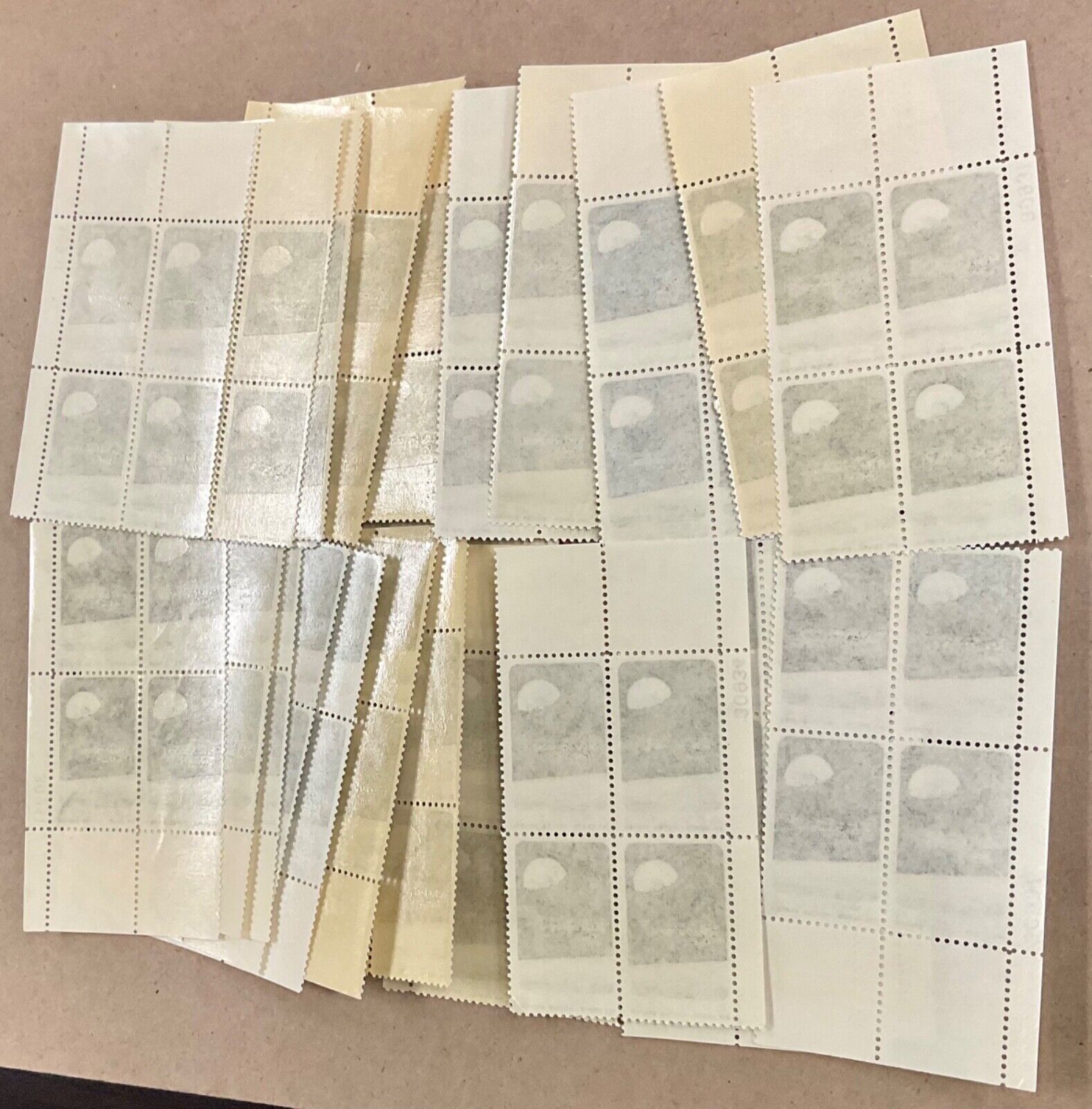 1371 Apollo 8 Space Mission 25 MNH 6 c Plate Blocks FV $6.00 1969 ...