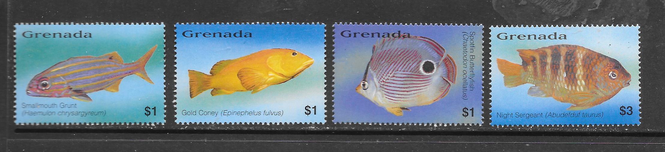 Fish - Grenada #3396-9 MNH | Caribbean - Grenada, General Issue Stamp ...