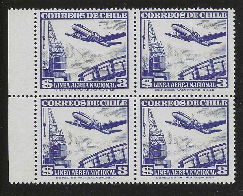 Chile SC # C140 MNH | Central & South America - Chile, Air Mail Stamp ...