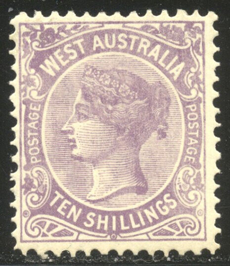 WESTERN AUSTRALIA #87 MInt - 1902 10sh Violet | Australia & Oceania ...