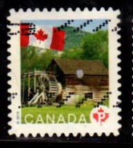 Canada - #2352 Flag over Grist Mill - Used | Canada, General Issue ...