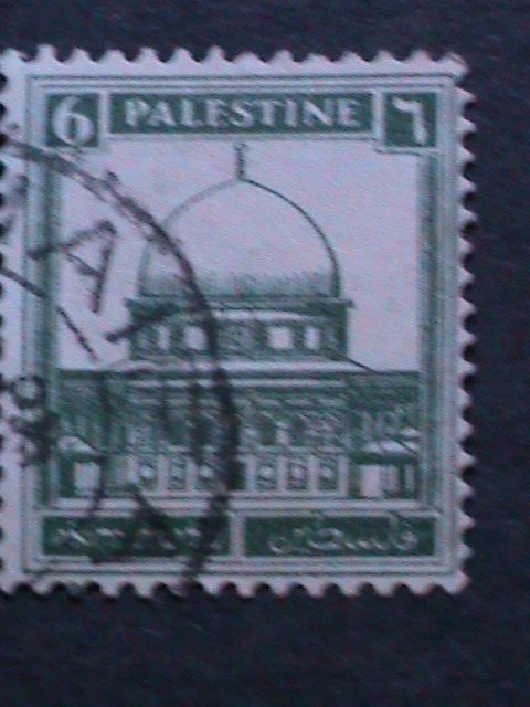 Palestine-1927 Sc#74 Mosque of Omar-Used Fancy Cancl-96 Years OLD Very ...