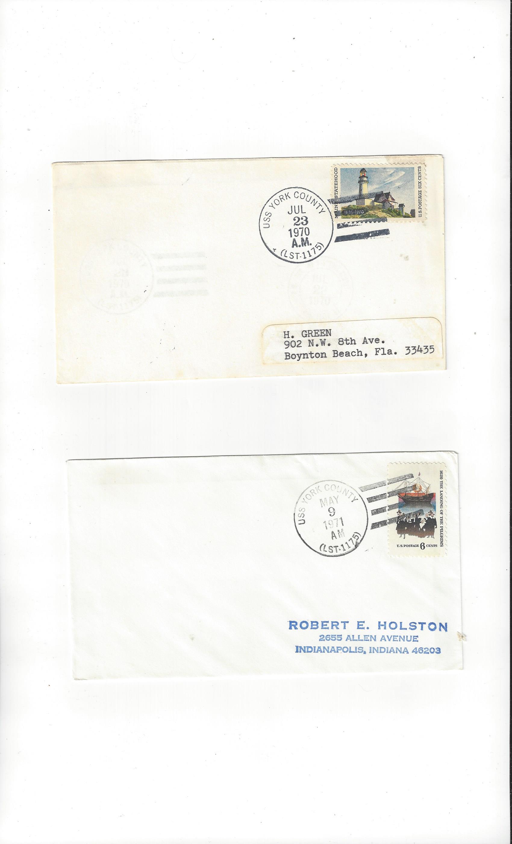 US Navy USS York County LST 1175 | United States, Stamp / HipStamp