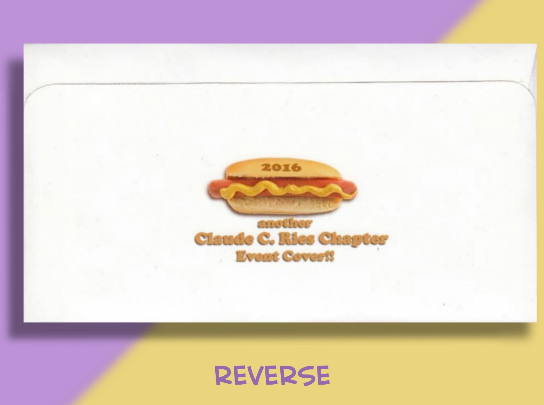 Pick Up Truck Delivers Hot Dogs! 2016 Stamp Club Cover w/ 1953 CHEVY ...