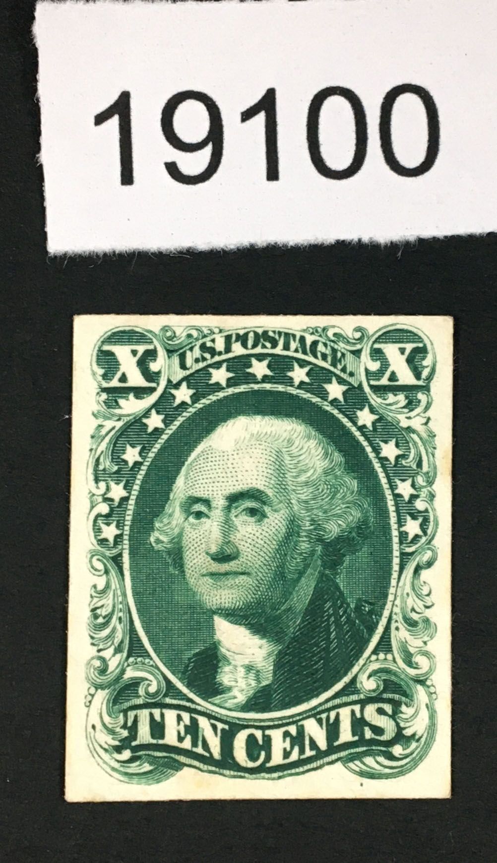 US Stamps # 68p4 Proof on Card LOT #19100 | United States, Back of Book ...