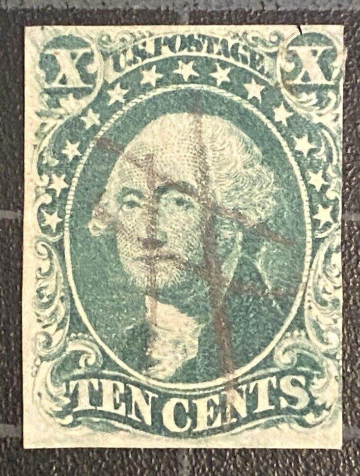 US Stamps- SC# 14 - Used - 3 Margins - SCV = $145.00 | United States ...