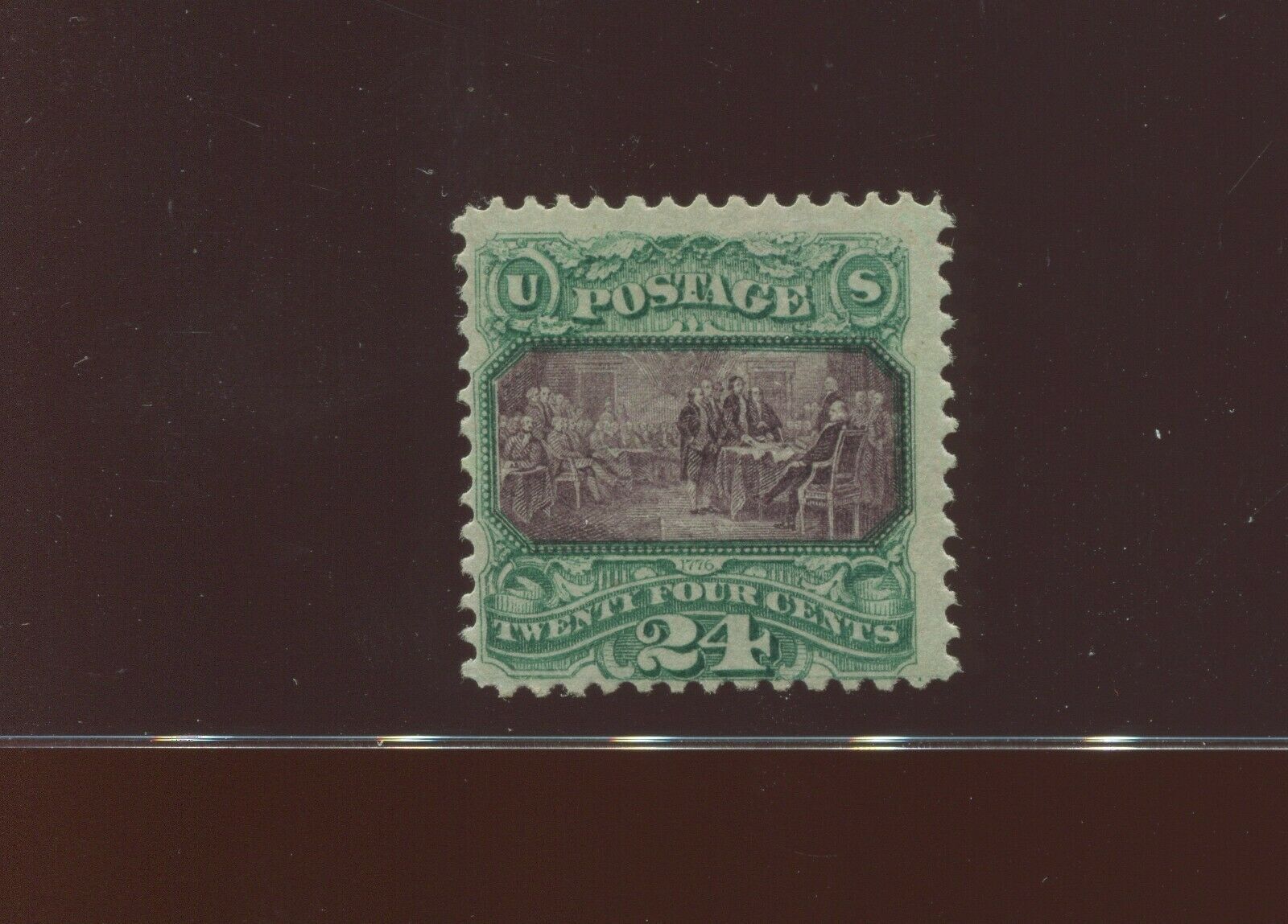120 Declaration of Independence Mint Stamp with PSE Cert (Stock 120 A1 ...