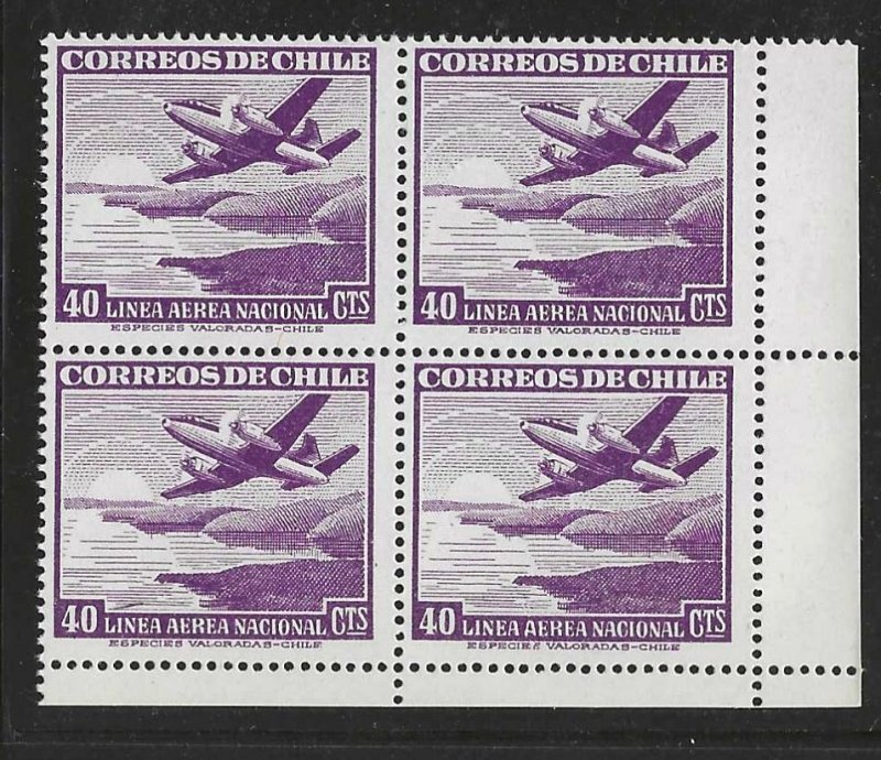 Chile SC # C136 MNH | Central & South America - Chile, Air Mail Stamp ...
