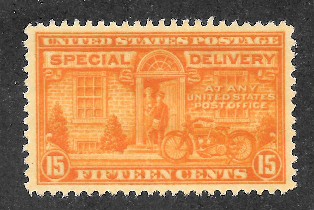 United States Scott E16 MNHOG - 1931 Postman & Motorcycle Rotary Press ...
