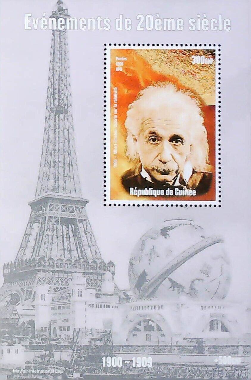 Albert Einstein Theory on Relativity Physics Science 1998 Mnh** Sheet ...