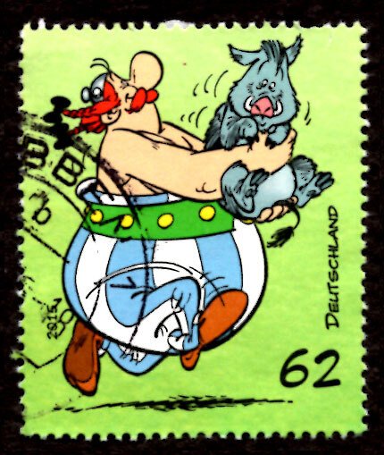 Germany 2015 Obelix Asterix, Pig Animals Cartoons Comics 62c Sc.2862b ...