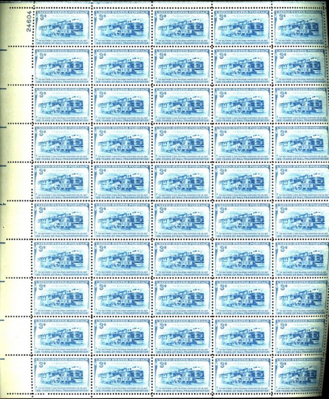 U.S. #1006 Mint PL# Block Sheet of 50 OG NH | United States, General ...