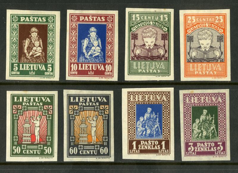 LITHUANIA 277Ca-277Ka MH SCV $21.10 BIN $9.00 CHILDREN / HipStamp