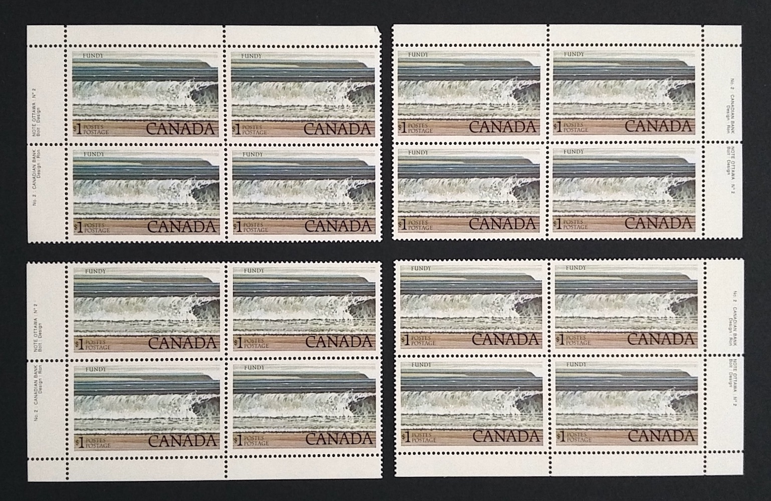 Canada 726a Plate Blocks Matched Set No. 2 VF MNH | Canada, General ...
