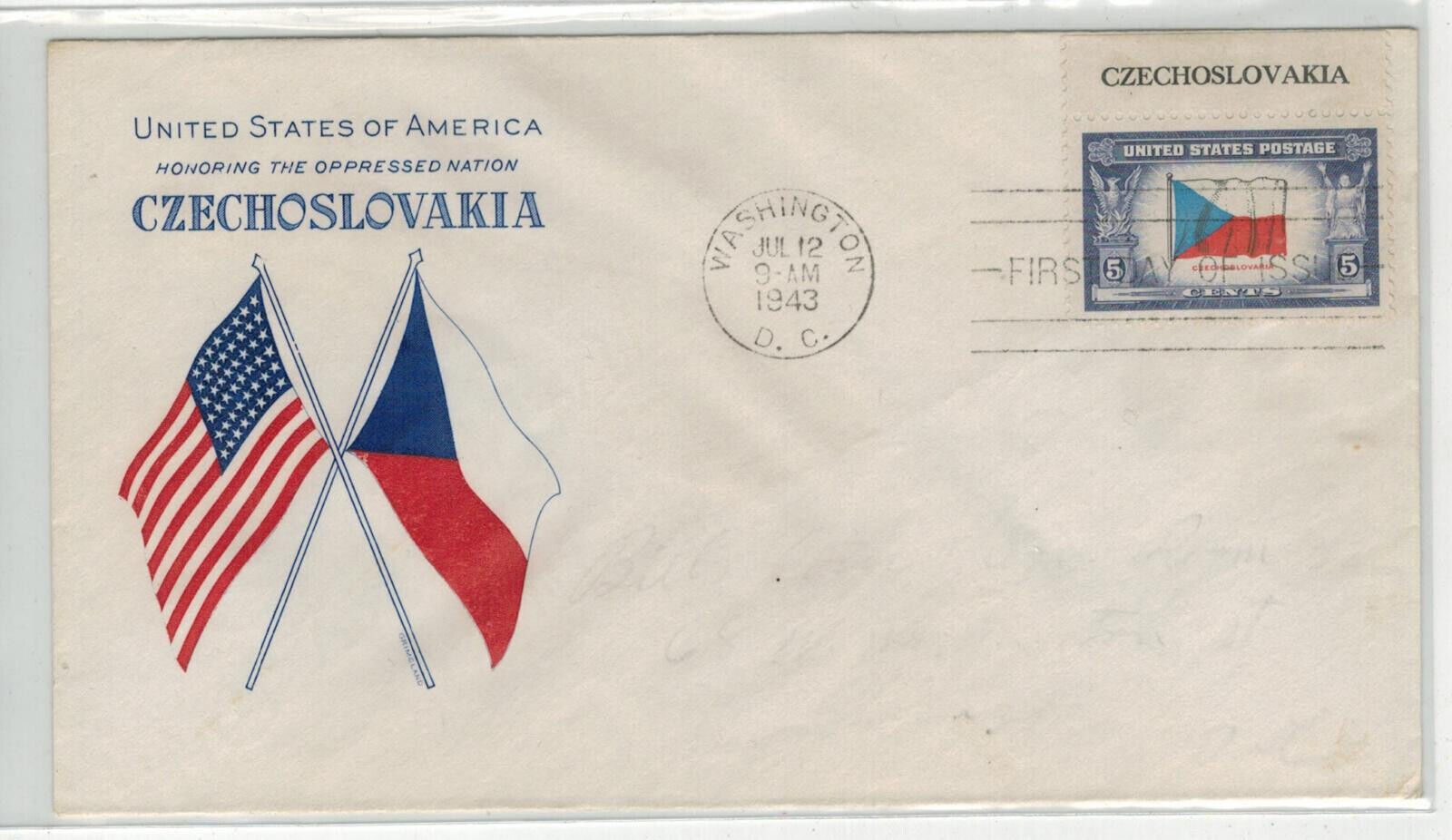 1943 WW2 Patriotic Overrun Countries Name Single Grimsland 910 ...