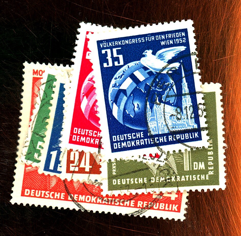 German DDR 93 113-16 118-9 Used FVF Cat $27 | Europe - Germany ...