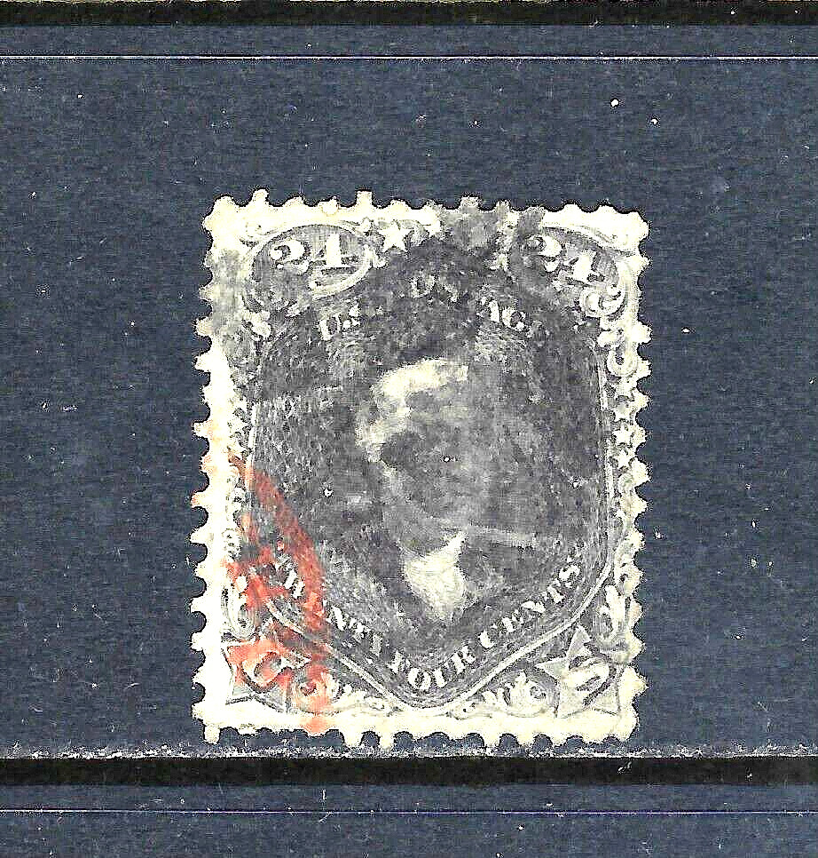 #70 US 24 Cent RED Lilac-Washington-Used-N/G-Fine-Vf | United States ...