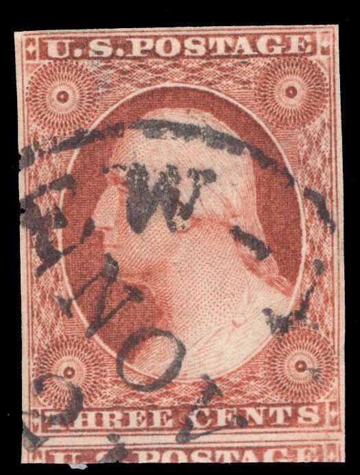 US Stamps #10 Orange Brown Imperf Used VF+ LOT #73139 | United States ...