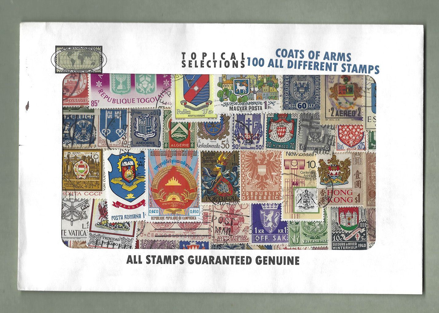 Coats of Arms - packet of 100 stamps | Worldwide - Other, Stamp / HipStamp