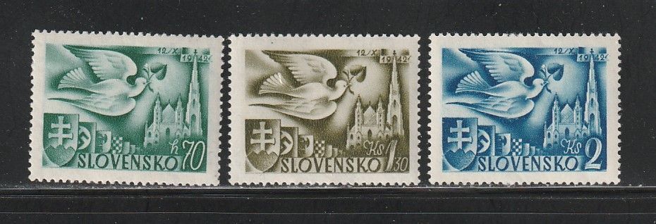 Slovakia 74-76 Set MH European Postal Congress | Europe - Slovakia ...