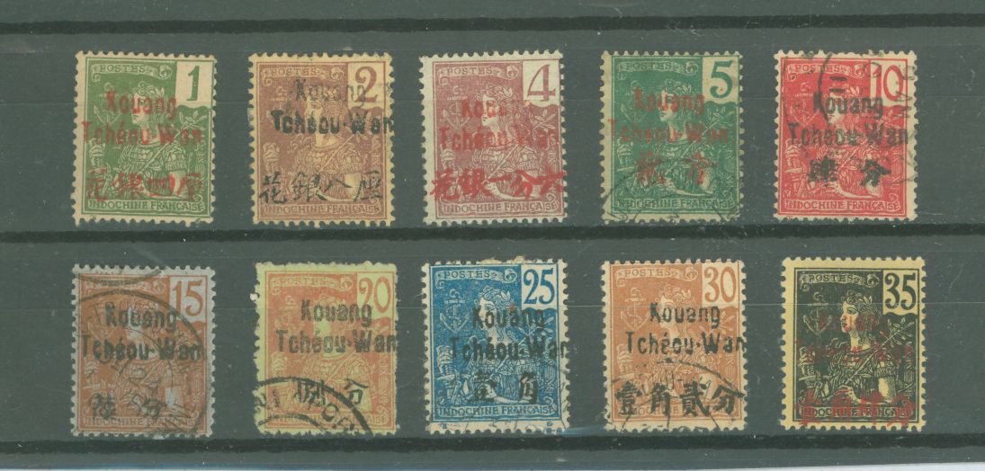 France China Kwangchowan 1-10 Used F See desc. | Europe - France ...