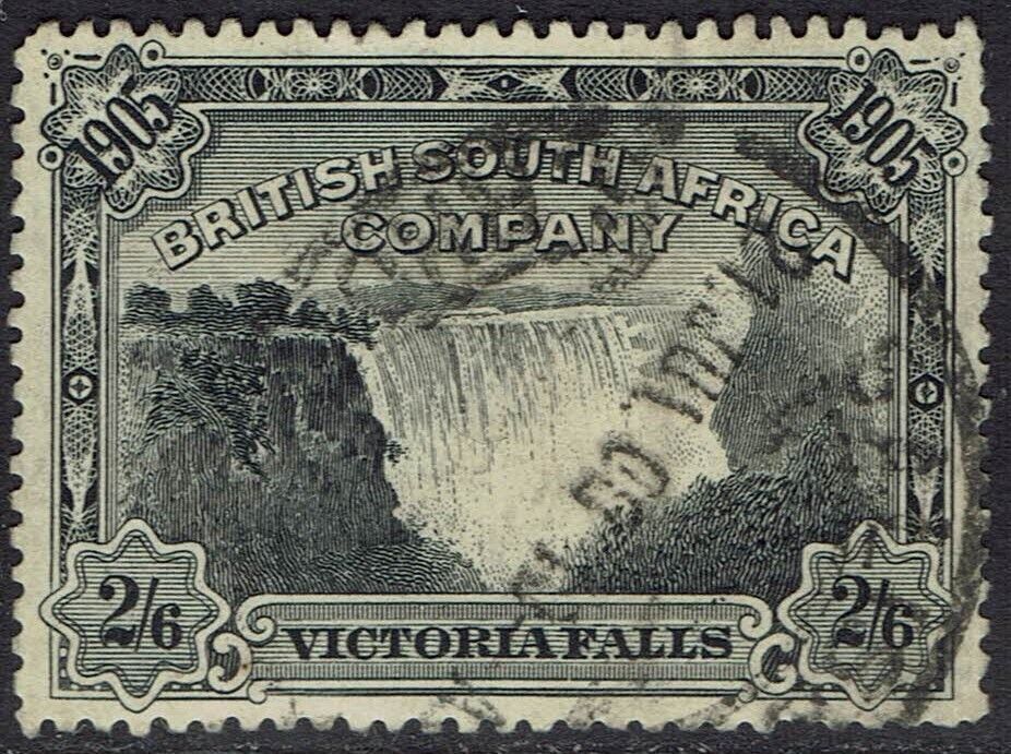 Rhodesia 1905 Victoria Falls 2/6 Used | Africa - Rhodesia, Stamp / HipStamp