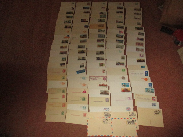 US Postal Card Collection Mint Entires Over 100+ Different Items ...