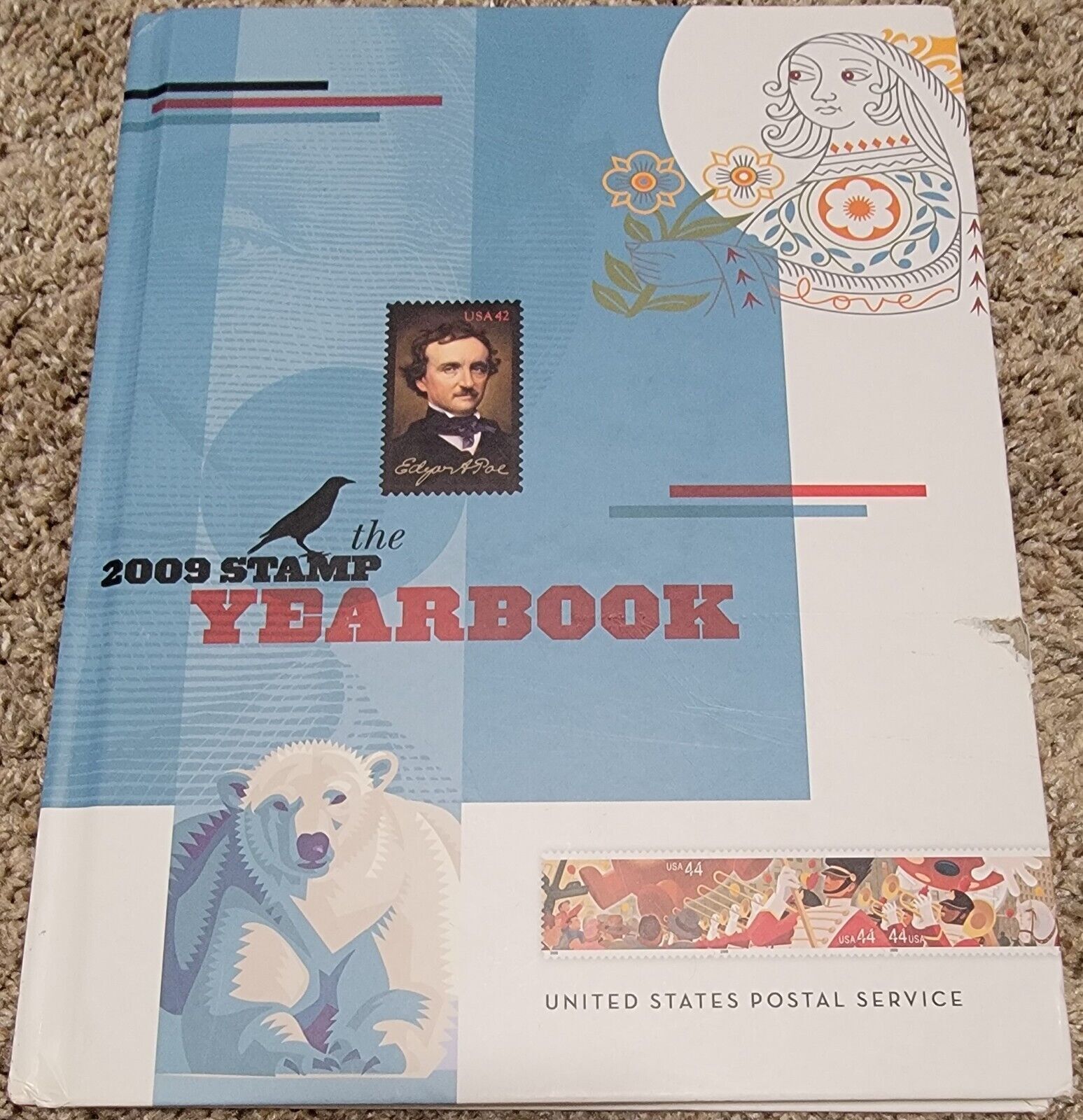 2009 Mint Set Commemorative Stamp USPS Yearbook Album - Stamps w/Mail ...