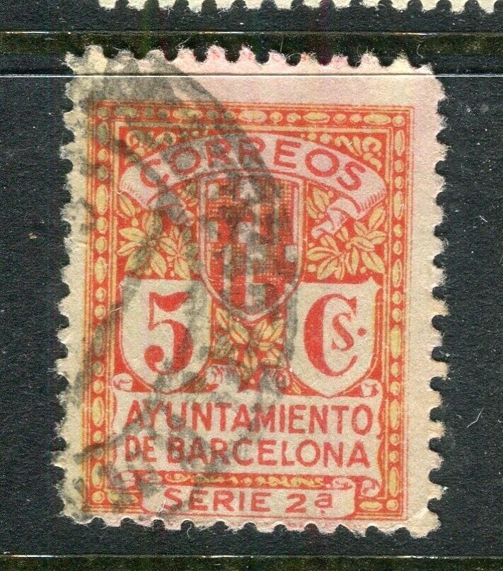 SPAIN; 1930s early Barcelona Local Civil War period issues fine used ...