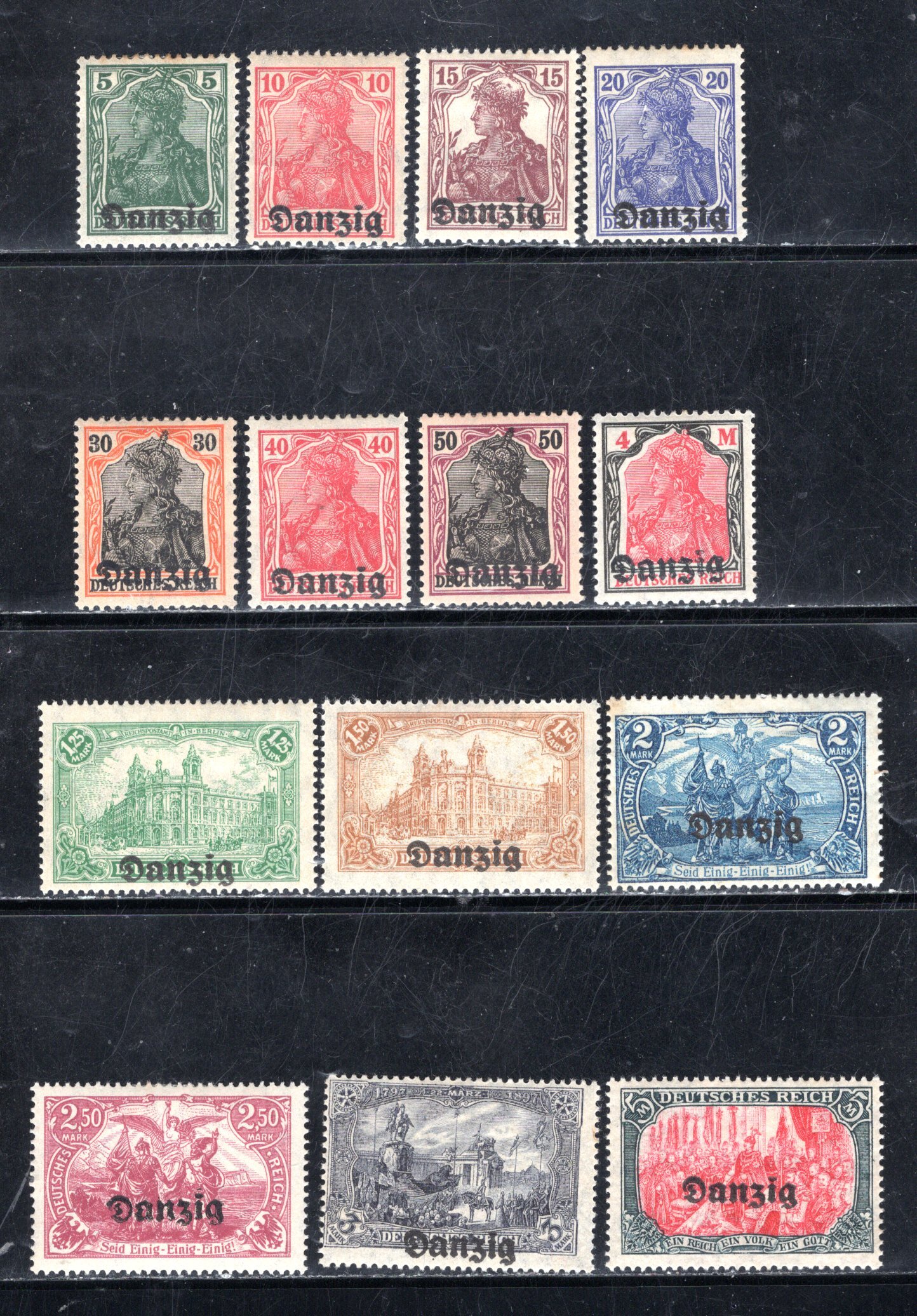 Danzig #1-15 Unused VF CV $25.20 .... 1640315 | Europe - Germany ...