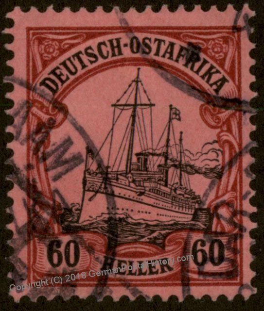 Germany 1906 East Africa Mi29 Unwmk DARESSALAAM Ostafrika DOA 78763 ...