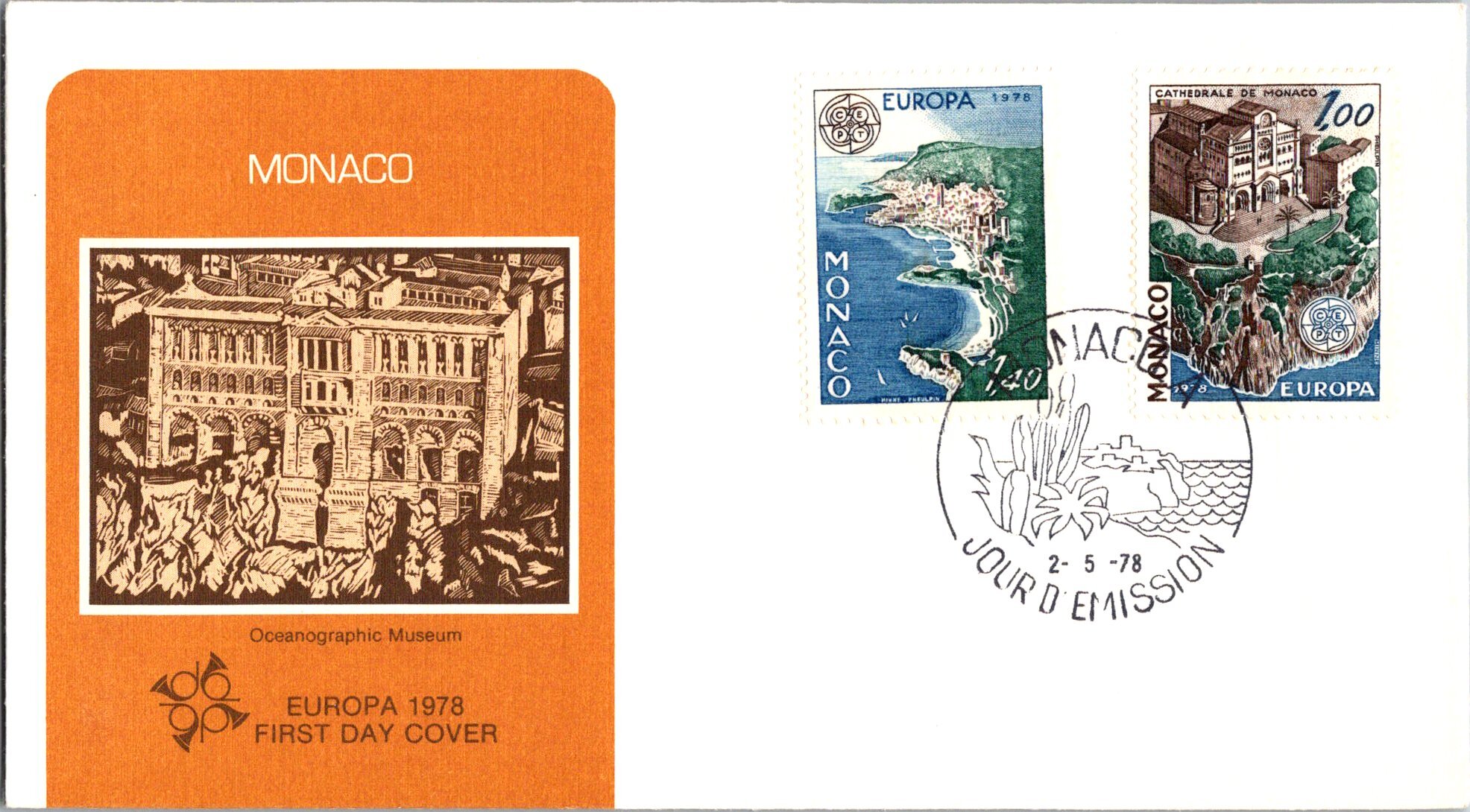 Monaco, Worldwide First Day Cover, Europa | Europe - Monaco, Stamp ...