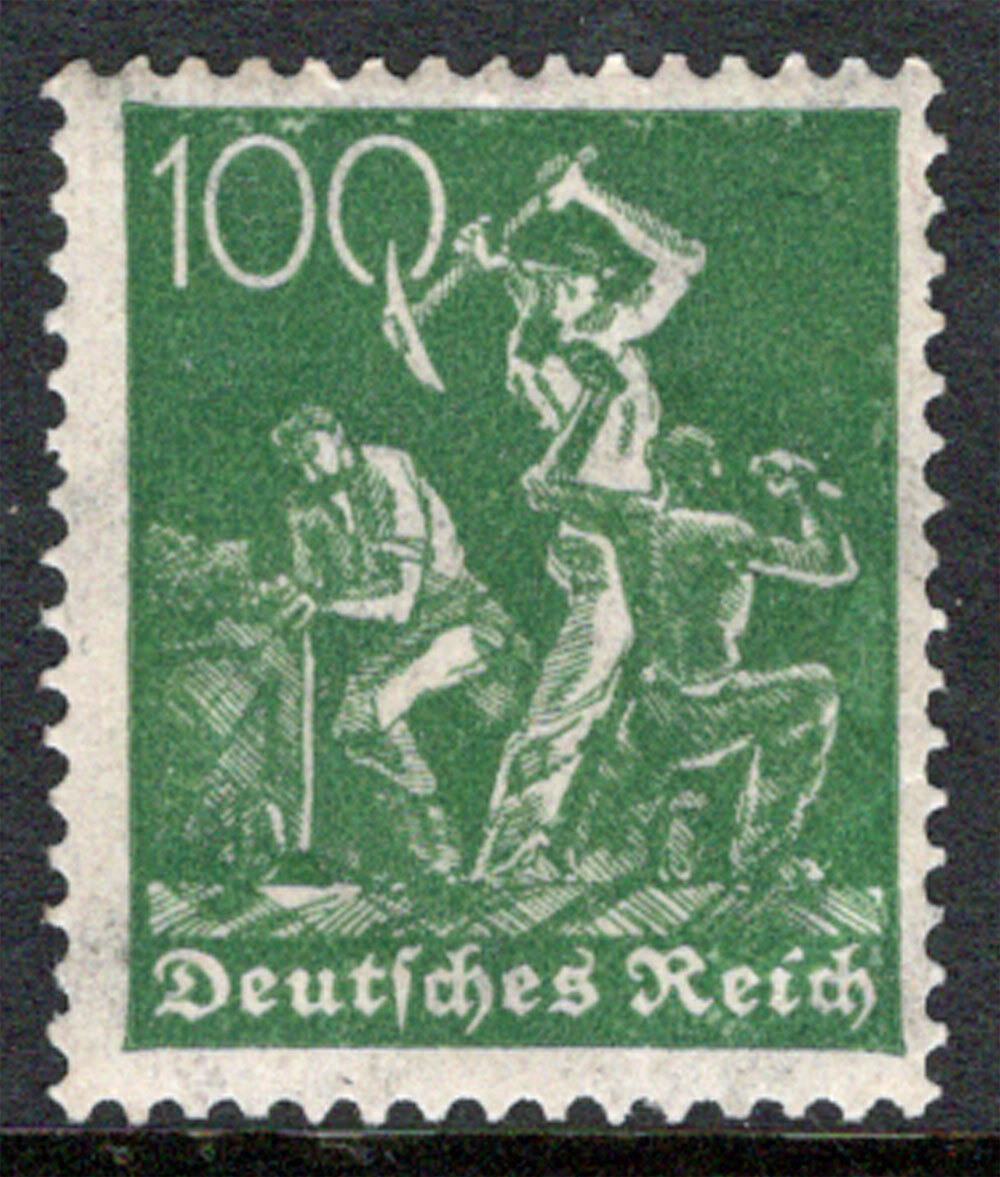 Germany - Definitive - Miners 100pf - # 146 - M/NH | Europe - Germany & Colonies - Germany ...