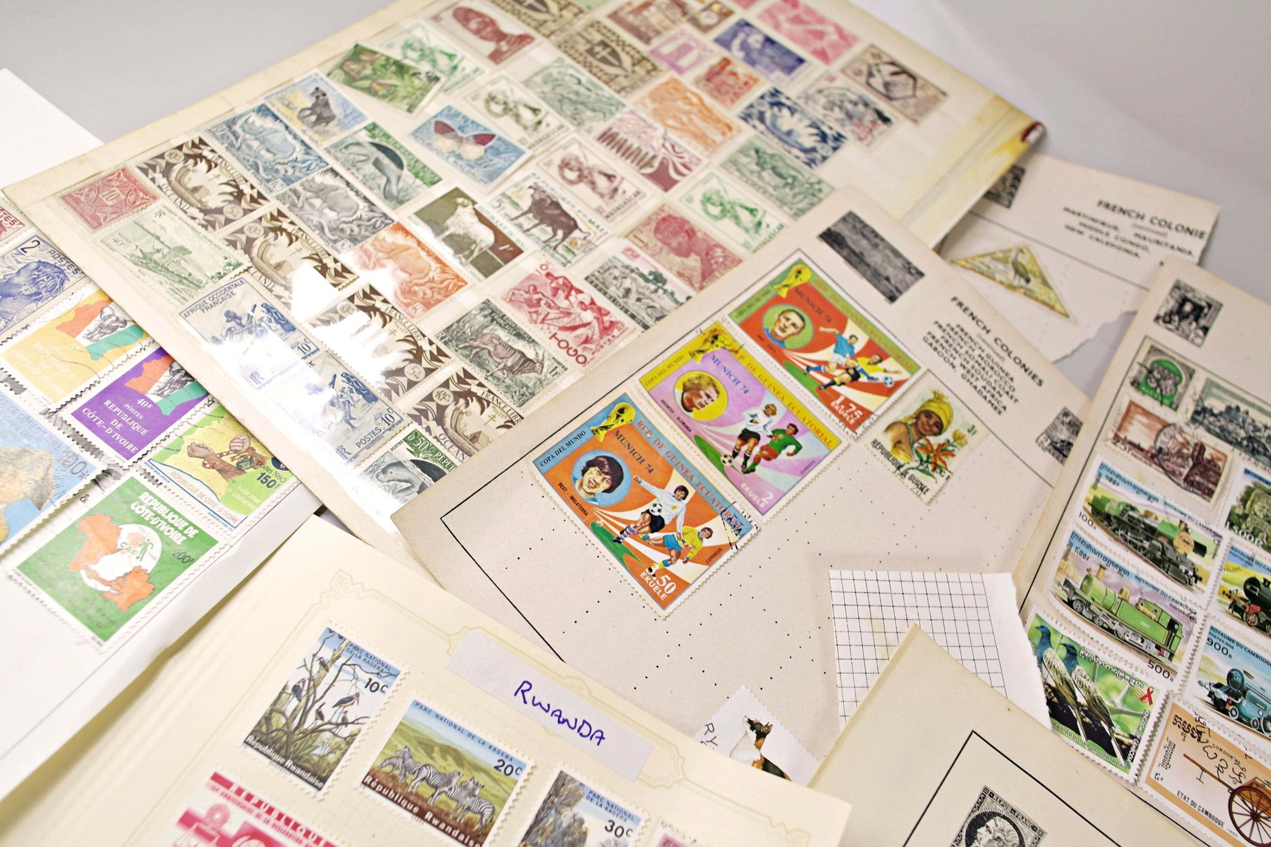 3830: FRENCH COLONIES: Large Collection of Mint & Used French Colony ...