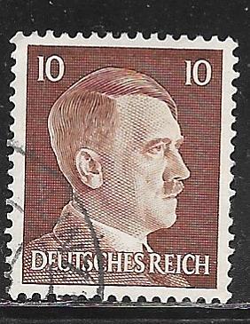 Germany 512: 10pf Adolf Hitler, used, F-VF | Europe - Germany ...