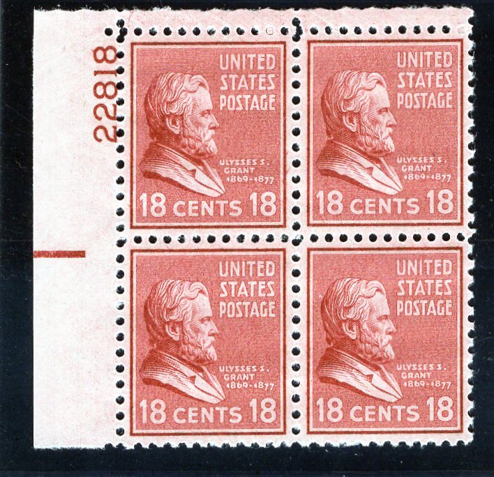 823 Grant, M-HM UL-PB/4 (#22818) w/HM | United States, General Issue ...