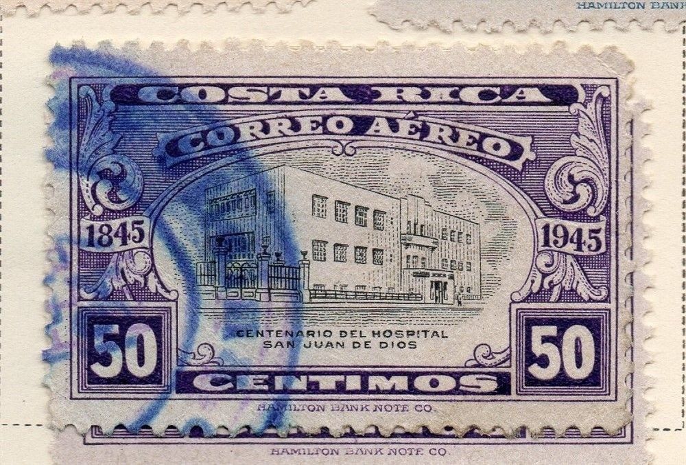 Costa Rica 1946-47 Early Issue Fine Used 50c. 168282 | Central & South ...