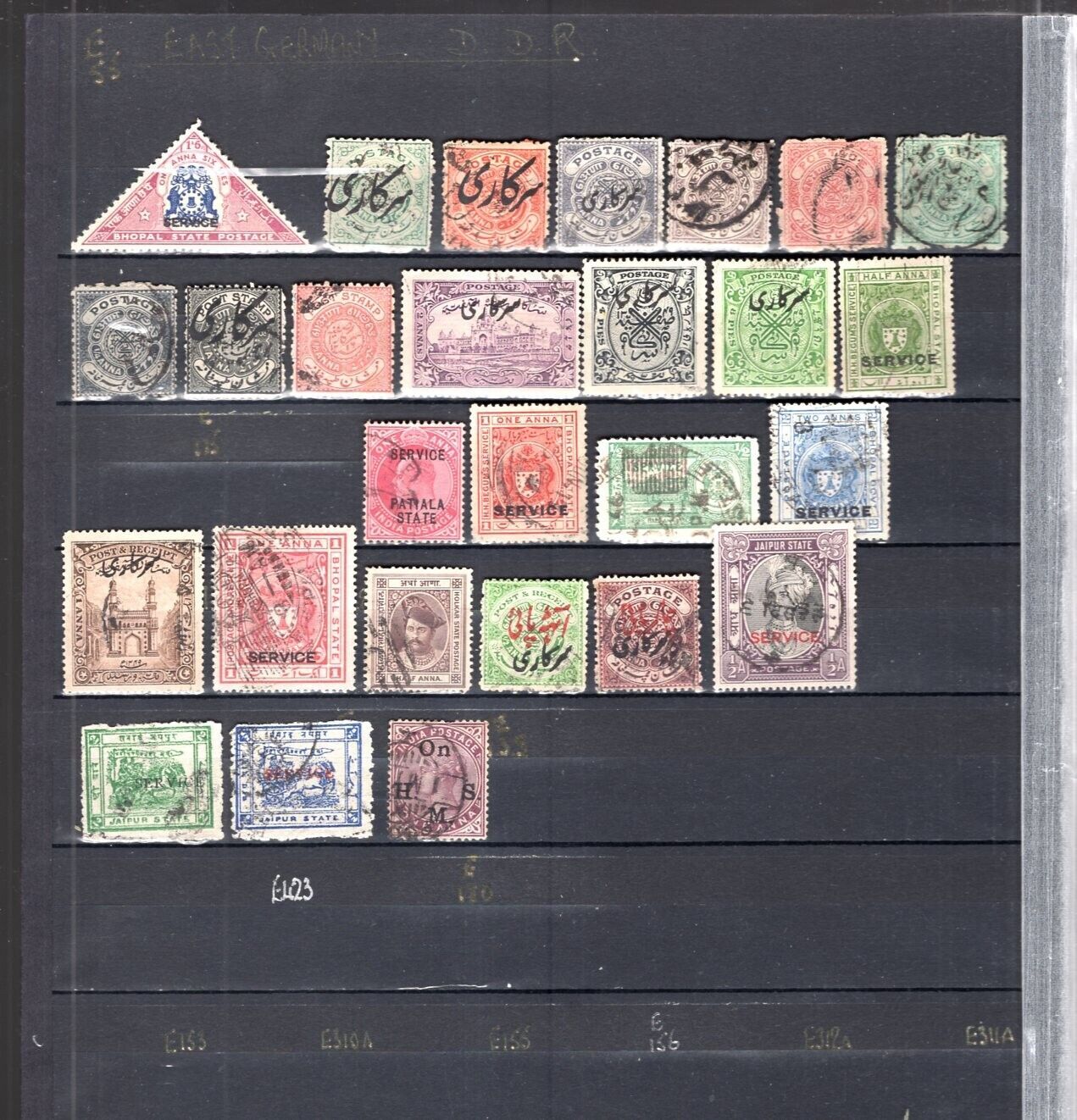 India & States Old Time Lot 360 Stamps Most Used See Scans | Asia ...