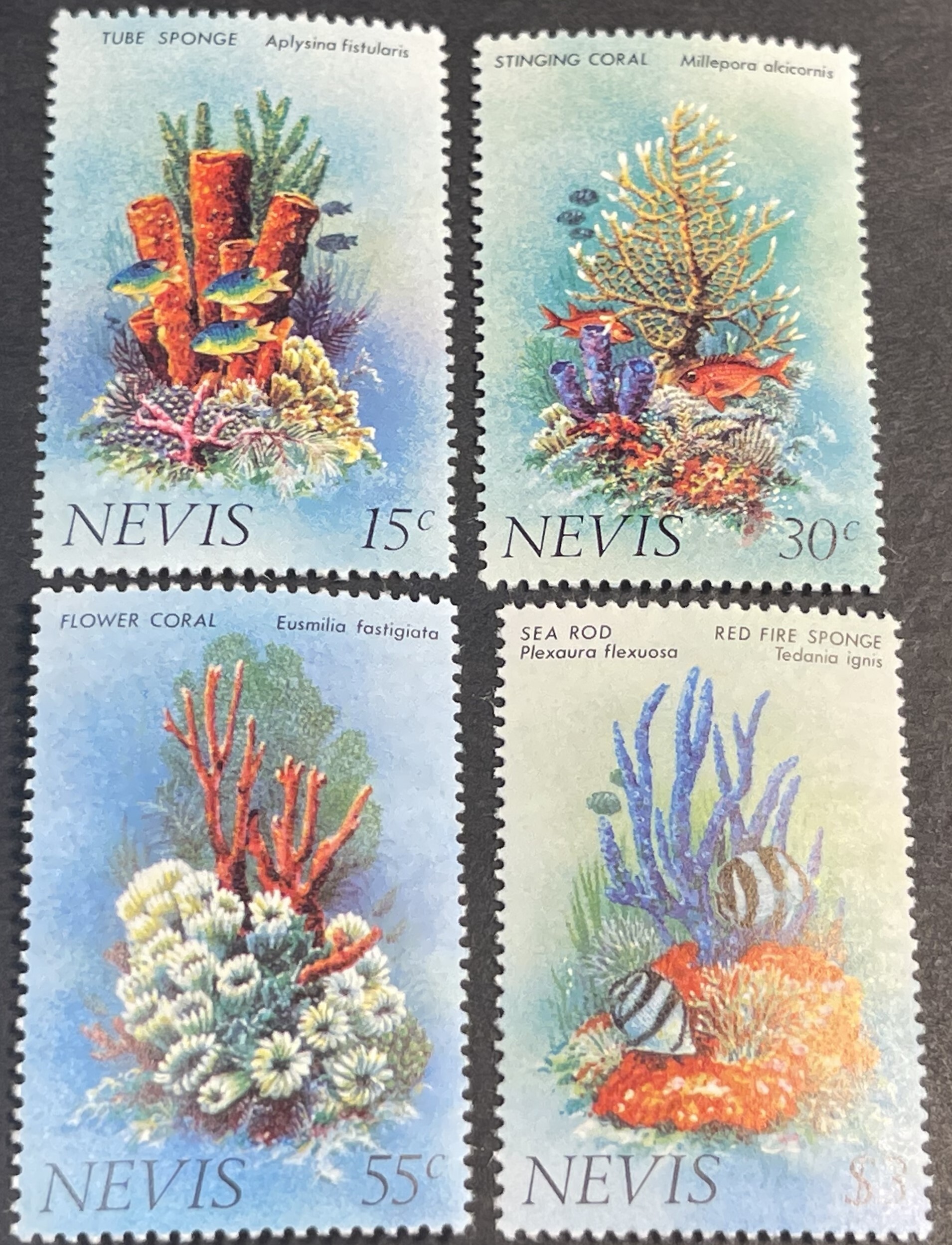 Nevis # 163-166-Mint/Never Hinged--Complete Set--1983 | Caribbean ...