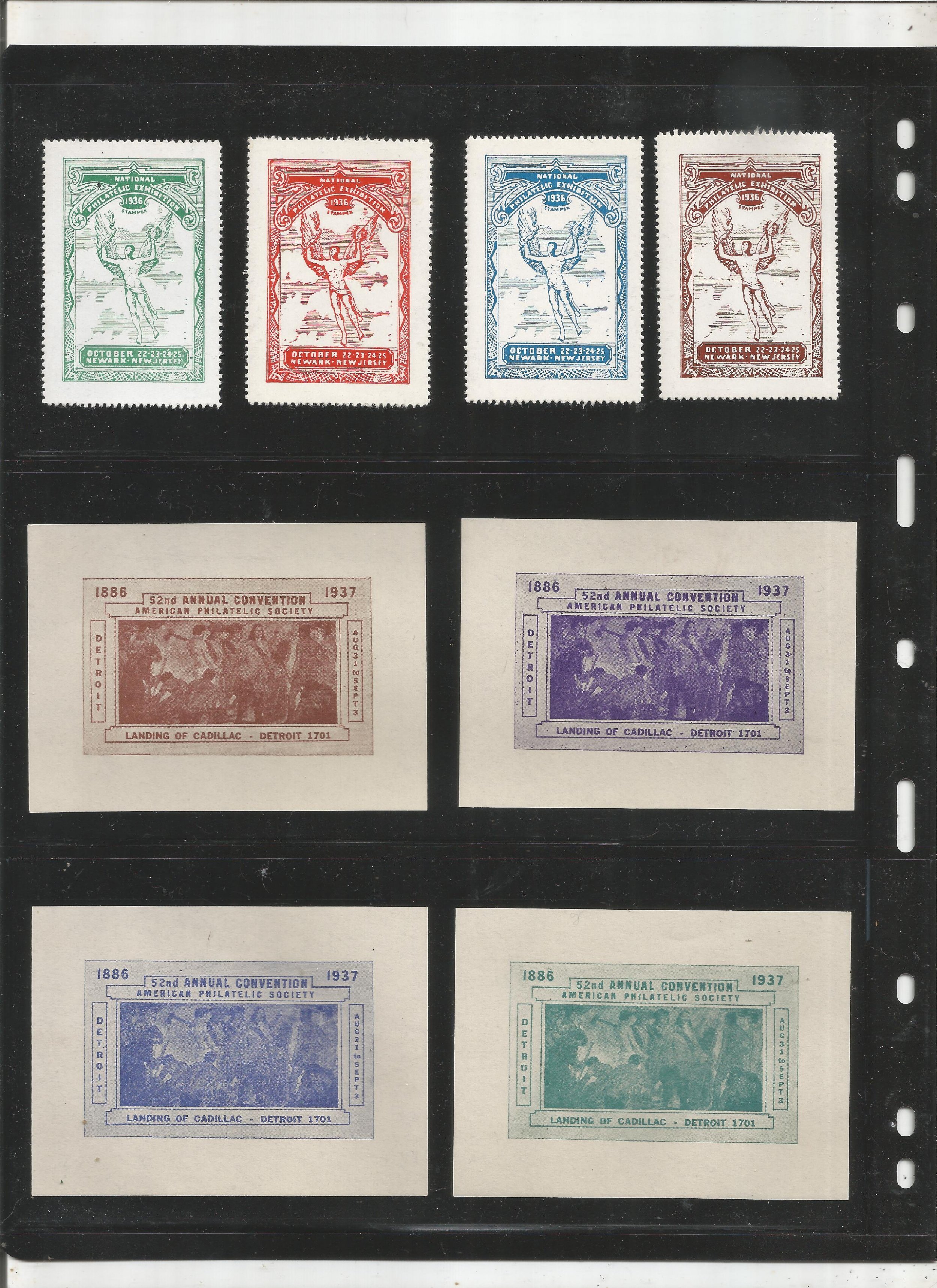 Vintage Stamp Show Poster Stamp Collection | Specialty Philately ...