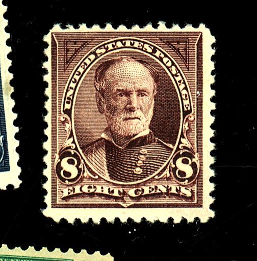 257 Mint FVF OG SM HR Cat $160 | United States, General Issue Stamp ...