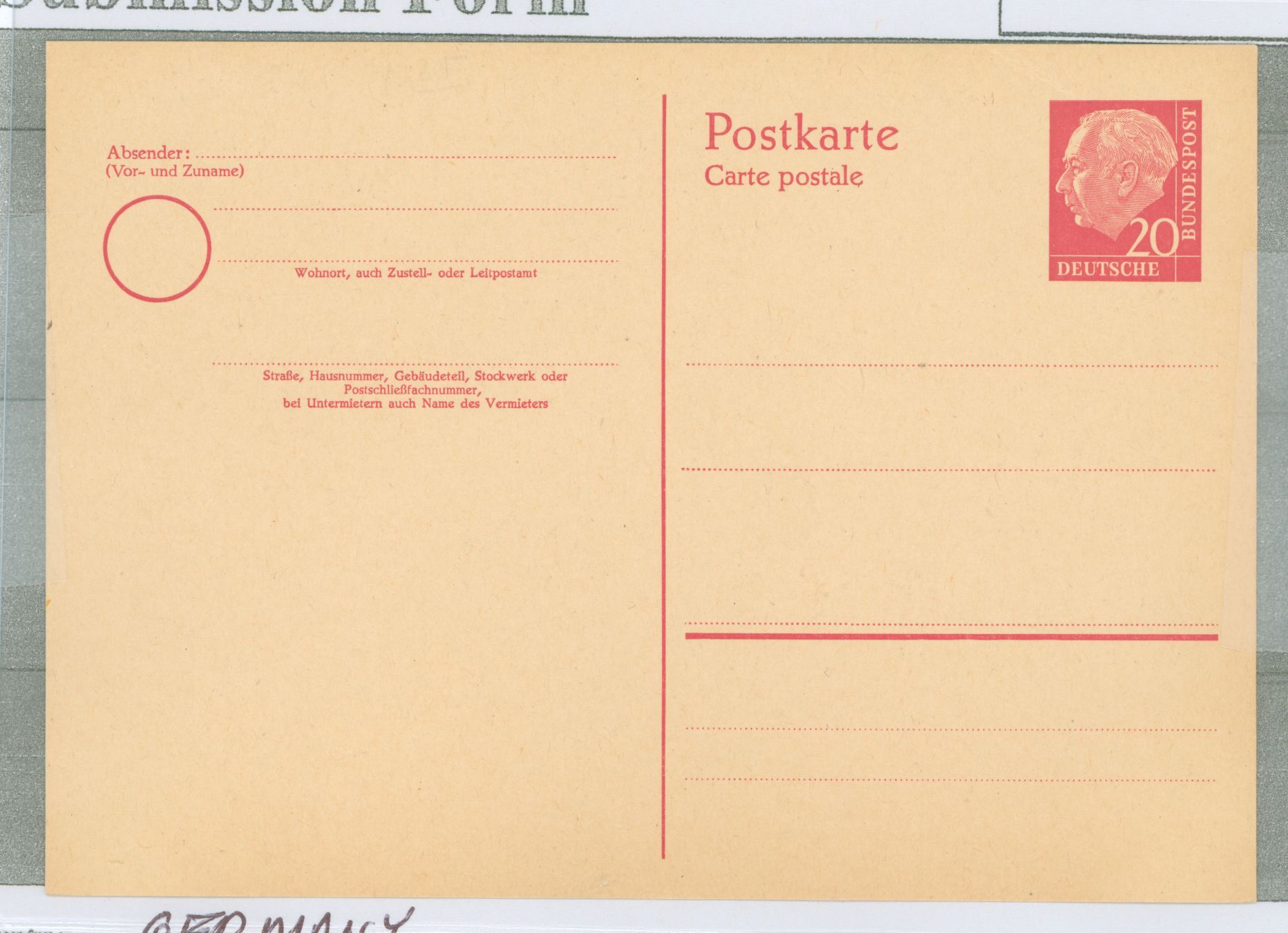 Germany # | Europe - Germany & Colonies - Germany, Postal Cards Stamp ...